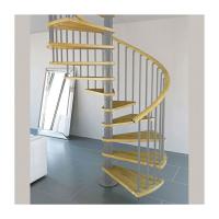 China Decoration spiral style wood stair modern spiral staircase designs for sale