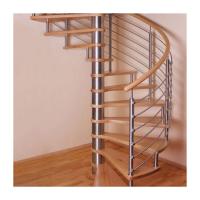 China China factory helical stairs wood good quality spiral staircase for sale
