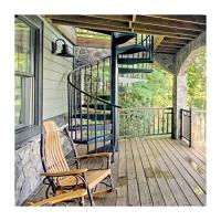 China Stainless steel housing stairs design cast iron circular staircase used metal spiral stair for sale