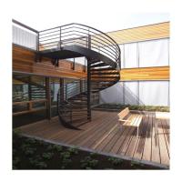 China Building Modern Spiral Staircase Outdoor Helical Stair Wood Staircase for sale