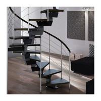 China Building Modern Spiral Staircase Outdoor Helical Stair Wood Staircase for sale