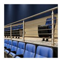 China South Korea style old rod iron fence wood and wrought iron deck railing for sale