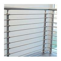 China Reliable quality steel rod balustrade posts stainless steel hand rod railing systems for sale