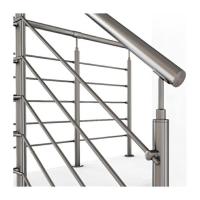 China Hot sale rod balustrades gold coast stainless steel deck rod railing posts for sale