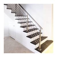 China Botswana sell well rod balustrade suppliers black outdoor stair railing for sale