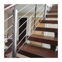 China Madagascar popular safety rod balustrade modern stainless steel staircase rod railing for sale
