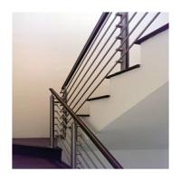 China Madagascar popular safety rod balustrade modern stainless steel staircase rod railing for sale