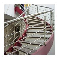 China Senegal design chrome rod balustrade stainless steel stair rod railing suppliers for sale