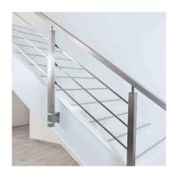 China Guinea-Bissau popular modern rod balustrade interior stainless steel stair rod railings for sale