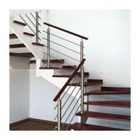 China Morocco sell well cable rod balustrade stainless steel stair rod railing kits for sale