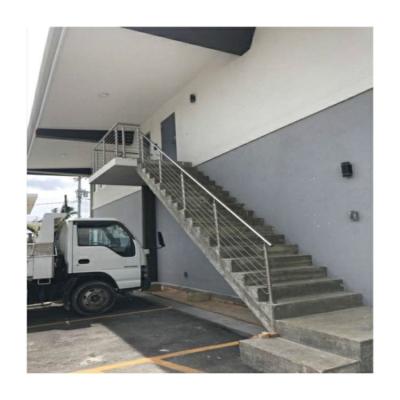 China Ethiopia design steel rod balusters outdoor metal stair rod railing kits for sale