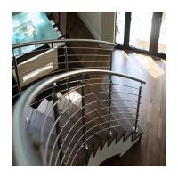 China Island design ss 304 316 rod balustrade outdoor stair rod railing designs for sale