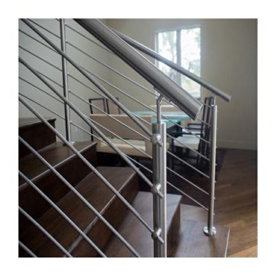 China Papua New Guinea design no dig decorative metal rod fencing exterior metal stair rod railing for sale