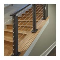 China Chile popular curved aluminum rod fence panels black metal stair rod railing for sale