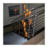 China Suriname design metal rod fence panels 6ft high horizontal stair rod railing for sale