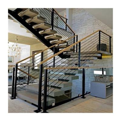 China Venezuela popular aluminum rod fence installation spiral staircase rod railing for sale