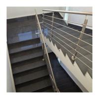 China Venezuela popular aluminum rod fence installation spiral staircase rod railing for sale