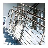 China Martinique design steel rod fence price per foot building stair rod railings for sale