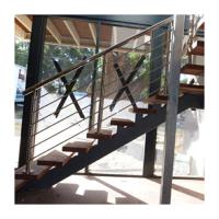 China Trinidad and Tobago sell well residential metal rod fencing stair rod railing options for sale