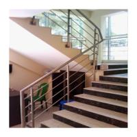 China Barbados popular curved metal rod fence panels stair rod railing systems for sale