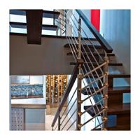 China Panama design steel picket rod fence panels custom stair rod railing for sale