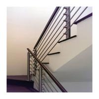 China Belize design steel picket rod fence prices modern stair rod railing for sale