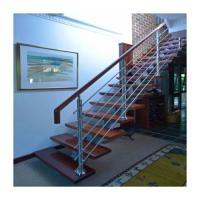 China Canada popular prefab metal rod fence panels porch stair rod railing for sale