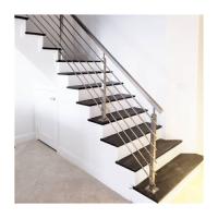 China Sri Lanka sell well black aluminum rod fence cost black stair rod railing for sale