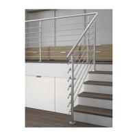 China Uzbekistan popular white steel rod fence panels metal stair rod railing for sale