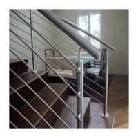 China Laos sell well metal privacy rod fence cost deck stair rod railing for sale
