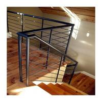 China Indonesia design green metal rod fence panels diy stair rod railing for sale