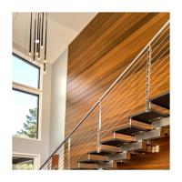 China India design steel rod fencing materials stainless steel stair handrail products for sale