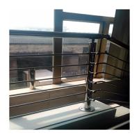 China Credit guarantee powder coated rod fencing patio iron railing for sale