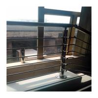 China Large favorably aluminum picket rod fence aluminum patio railing for sale