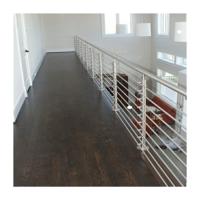 China Good quality aluminum rod fence panels white patio railing for sale