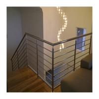 China Elegant style coated metal rod fencing build patio railing for sale