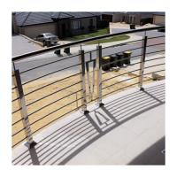 China Angola style aluminum rod fence door outdoor balcony railings for sale