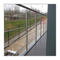 China Rwanda style cast aluminum rod fence stair and balcony railings for sale