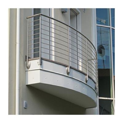 China Gabon style metal tube rod fencing fiberglass balcony railings for sale