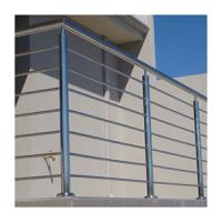 China Gambia style prefab metal rod fence cast iron balcony railings for sale