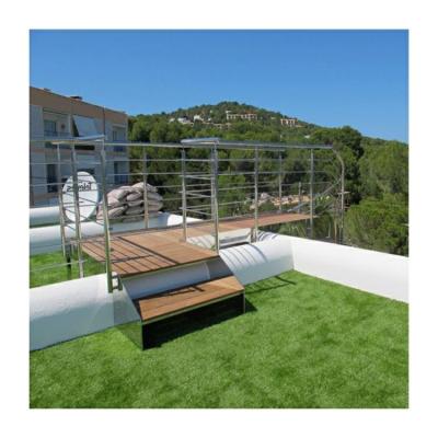 China Mauritius style 6 foot metal rod fence rooftop privacy fence for sale