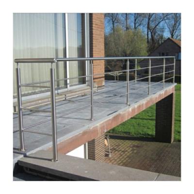 China South Africa style house metal rod fence rooftop glass railing for sale