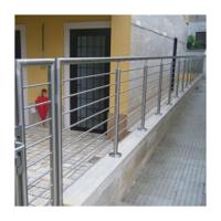 China Island style metal white rod fence decorative roof railing for sale