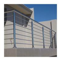 China Papua New Guinea style steel metal rod fence flat roof railing for sale