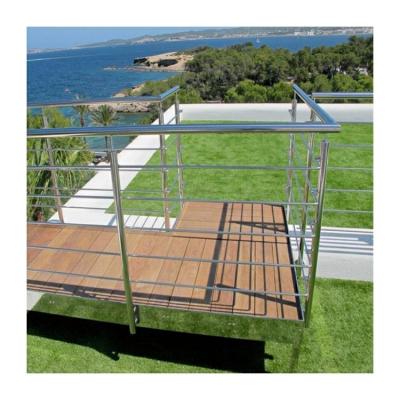 China Kiribati style brown vinyl rod fence roof fall protection railing for sale
