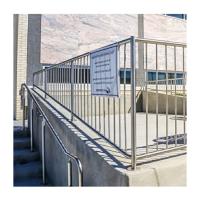 China Fiji style steel rod fence rails mid century modern porch railing for sale