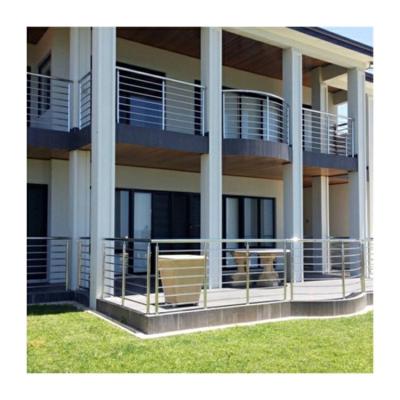 China New Zealand style metal rod fence rails white wrought iron porch railing for sale