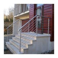 China Australia style black steel rod fence wrought iron front porch railing for sale
