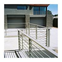 China Australia style black steel rod fence wrought iron front porch railing for sale