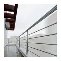 China US Virgin Island style metal rod fence door welded wire fence deck railing for sale